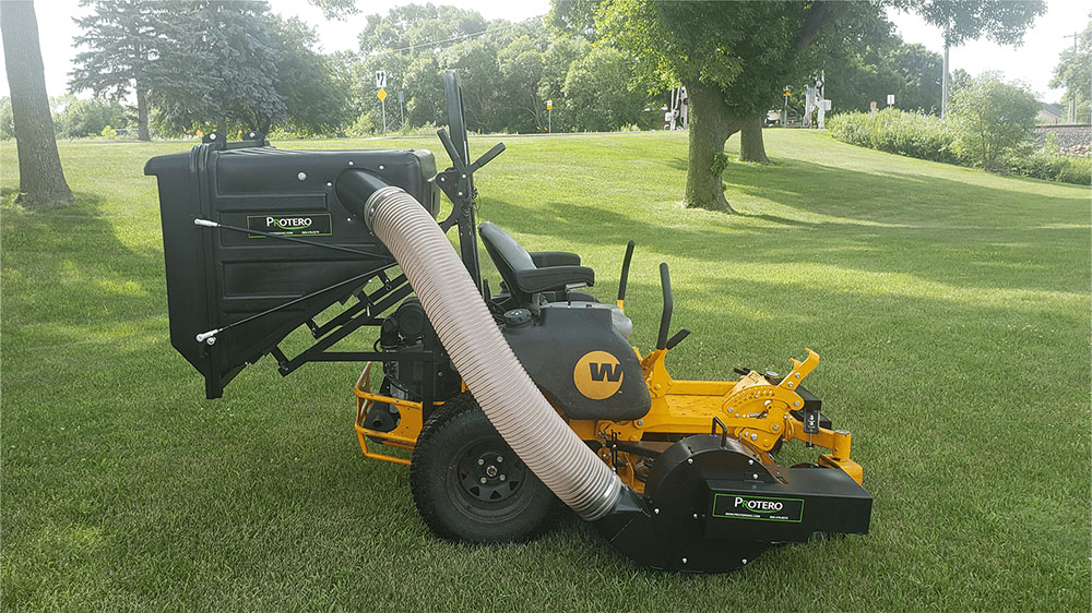 Wright Leaf and Grass Catchers - Lawn and Leaf Vacuum | Grass Bagger | Protero Inc